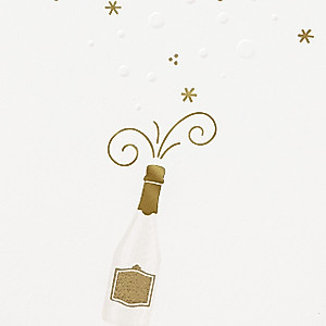 Hallmark Signature Congratulations Card for Graduation (Champagne)