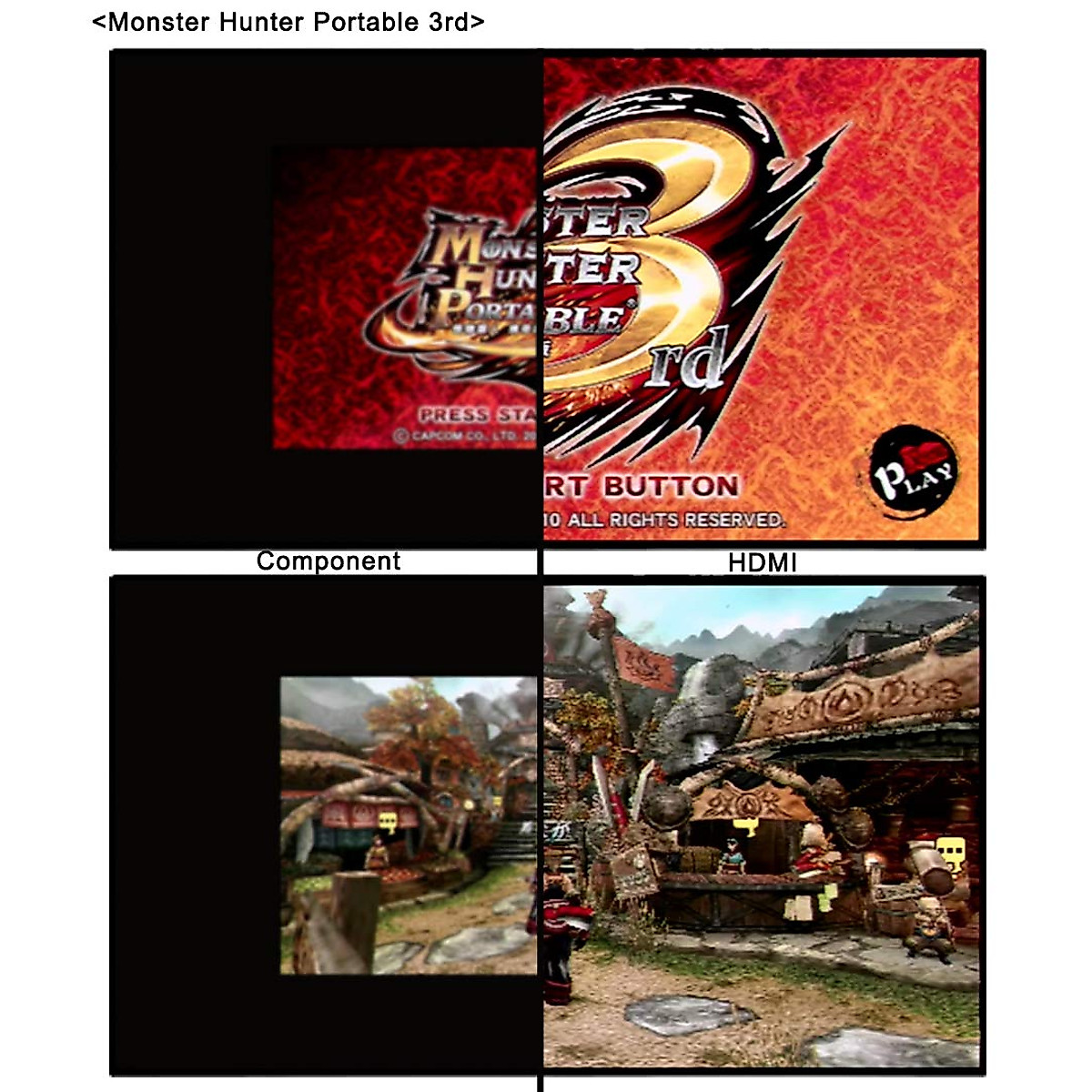 LevelHike HDMI Cable for PSP 2000 & PSP 3000 Handheld Console