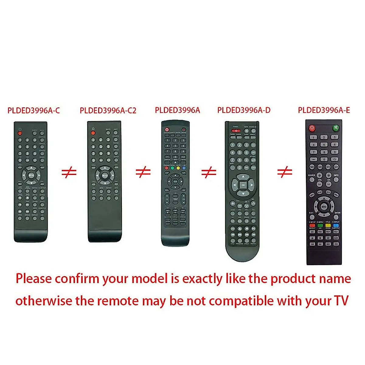 HCDZ Replacement Remote Control for RCA RLDV3282A RLDV3282A-B RLDEDV3255-A-C RLDV3282A-B RLLDEDV3255-A-C TR3201A RLDV3282A-C RLDV3282A-D Smart LCD LED HDTV TV