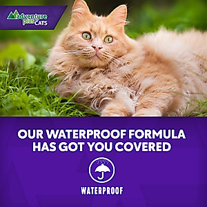 Adventure Plus Triple Flea Protection for Cats – Spot on Flea & Tick Prevention for Cats 9lbs & over – 4 Doses