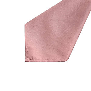 TABLECLOTHSFACTORY Pack of 5 Premium Dusty Rose 20" x 20" Washable Polyester Napkins Great for Wedding Party Restaurant Dinner Parties