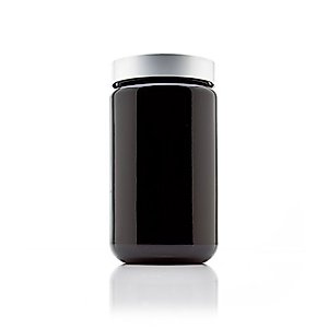 Infinity Jars Silver Collection 400 ml (13.5 fl oz) Tall Black Ultraviolet Screw Top Jar 3-Pack