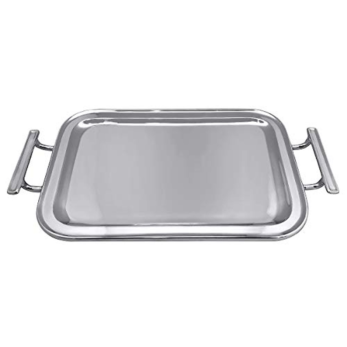 Mariposa, Bowls & Platters Dinnerware & Serveware, Service Tray, Signature Silver