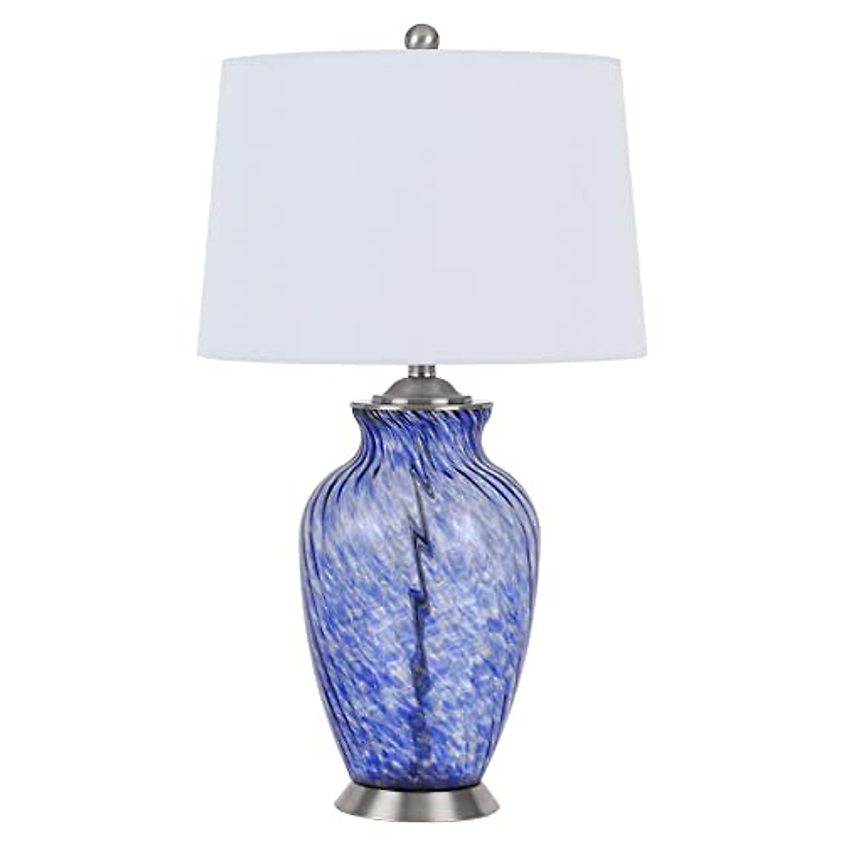28" Height Ashland Sky Blue Glass Table Lamp