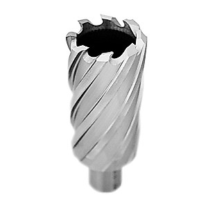 Accusize Industrial Tools 1-3/8'' Diameter by 2'' Depth Hss Annular Cutter Plus 1 Pilot Pin, 3/4'' Weldon Shank, 2081-2027pin