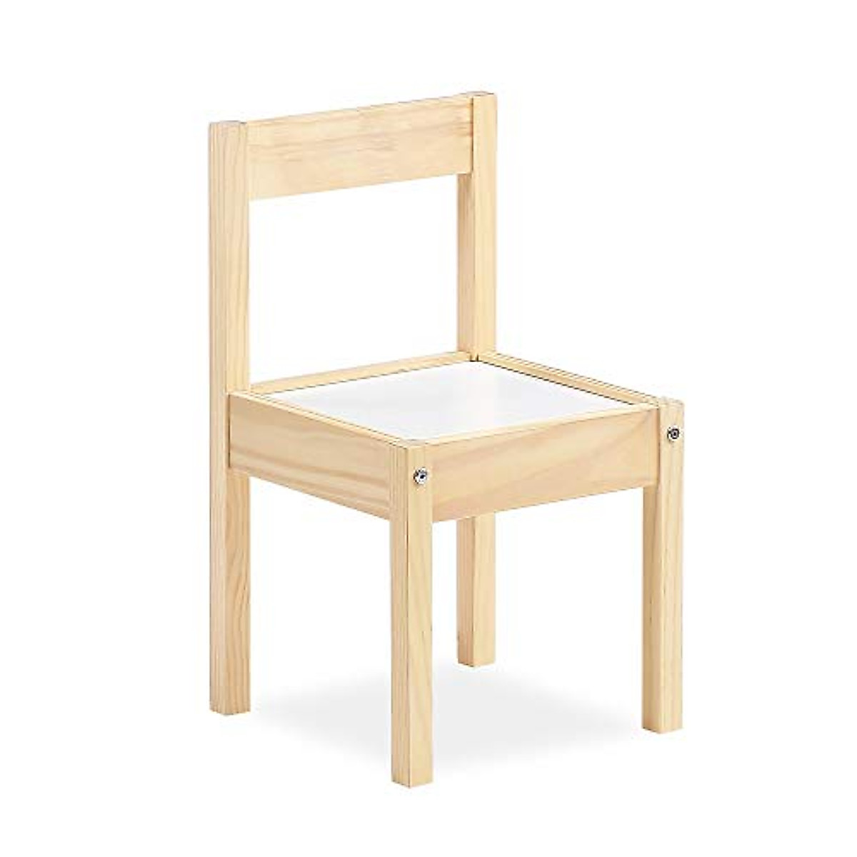 Baby Relax Hunter 3-Piece Kiddy Table & Chair, Natural/White Table Set