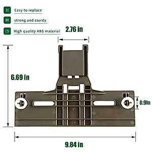 UPGRADED W10350376(2) W10195840(2) W10195839(2) Dishwasher part (6 Packs),W/ 0.9 In Diameter Wheel, Dishwasher Parts Upper Rack for Kitchenaid Whirlpool Maytag Kenmore W10350374 W10195840
