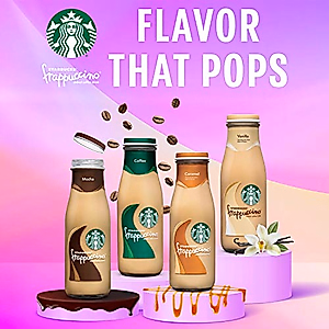 Starbucks Frappuccino Coffee Drink, Caramel, 9.5 oz (4 Pack)