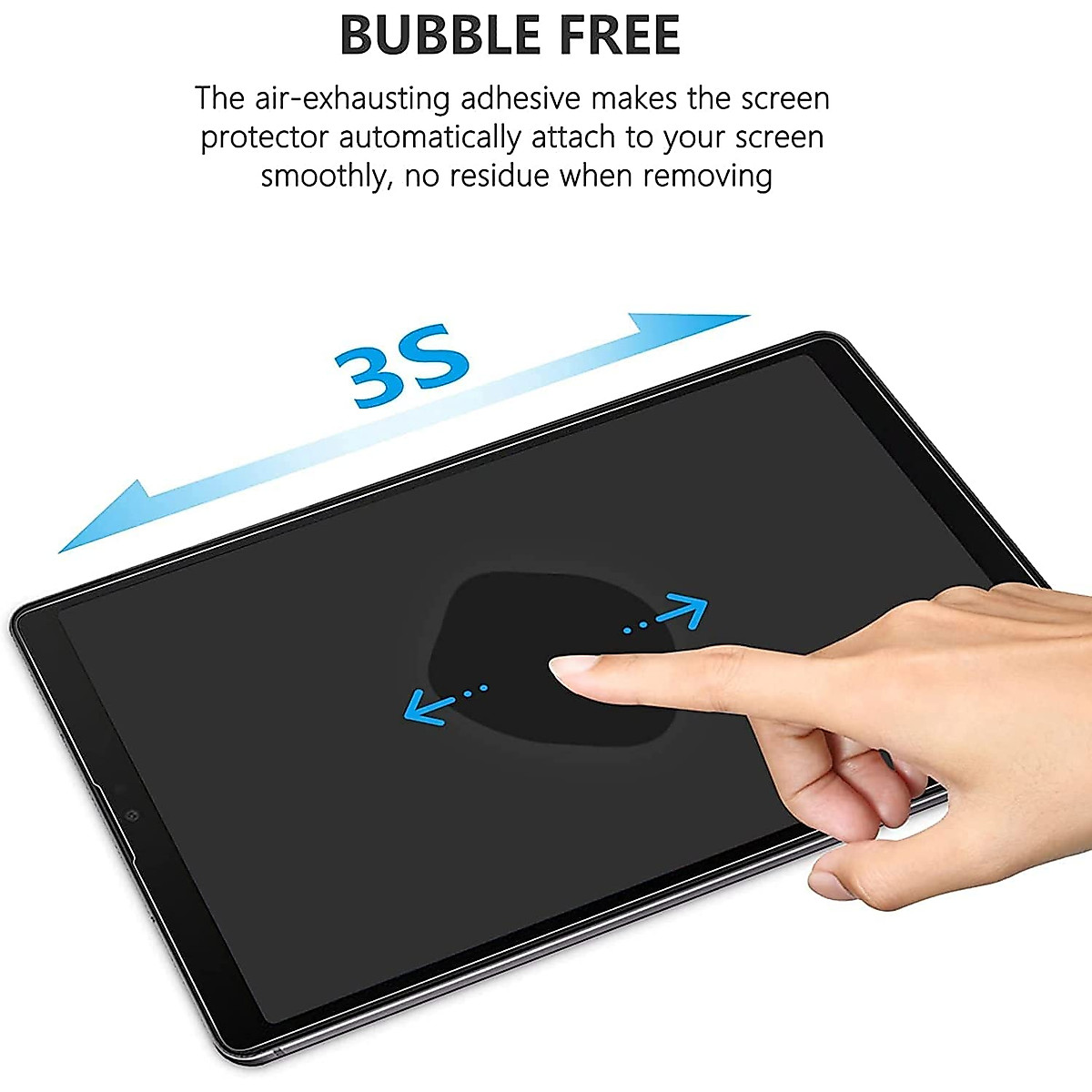 SPARIN 2 Pack Screen Protector for Samsung Galaxy Tab A7 Lite (SM-T220 / T225/T227), Tempered Glass Screen Protector for Galaxy Tab A7 Lite 8.7 Inch, Bubbles-Free