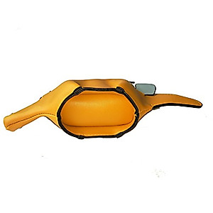 MILATA Dinosaur Shape Cross Body Bag Women Pu Leather Chic Clutch Purse for Girls (yellow)