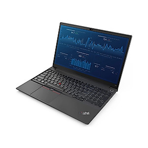 LENOVO ThinkPad E15 Gen 3 Business Laptop, 15.6" Full HD Display, AMD Ryzen 5 5500U Processor, 16GB DDR4 RAM, 256GB SSD, USB Type-C, Webcam, HDMI, Wi-Fi, Bluetooth, Windows 10 Pro, Black (Renewed)