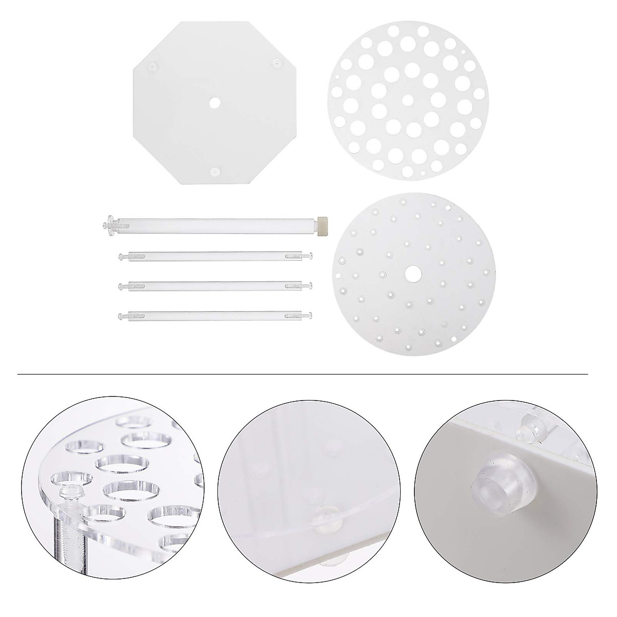 1 Set Pipette Rack Tube Storage Rack Tube Holder Tube Rack Test Tube Shelf Tube Organizer Holder for Tube Storage Shelf Storage Holder Test Tube Holding Rack Tube Container