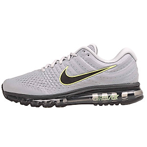 Nike Mens Air Max 2017 Running Shoes (14, Wolf Grey/Black/Pure Platinum)