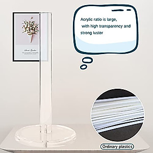 PFNRTH Clear Acrylic Paper Towel Holder, Kitchen Paper Towel Holder Countertop for Standard and Large Size Rolls