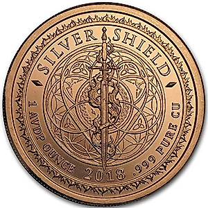 Jig Pro Shop Cardinal Virtue Series 1 oz .999 Pure Copper Round/Challenge Coin (Justice (2018))