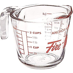 Anchor Hocking Fire-king 16 Oz Glass Measuring Cup