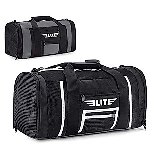 Elite Sports Boxing Gym Duffle Bag for MMA, BJJ, Jiu Jitsu gear,Duffel Athletic Gym Boxing Bag