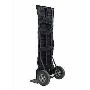 Mytee Products Padded Hand Truck Cover - Square Top, Moving Supplies, Black Moving Pad - Woven Cotton/Poly - 50" x 16"