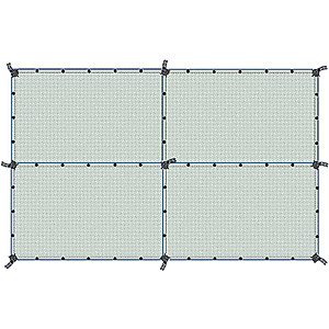 Redfeather Interlink Camo Tarp - 100% Waterproof Heavy Duty Nylon Cover, Shelter & Tent Footprint - Made in The USA