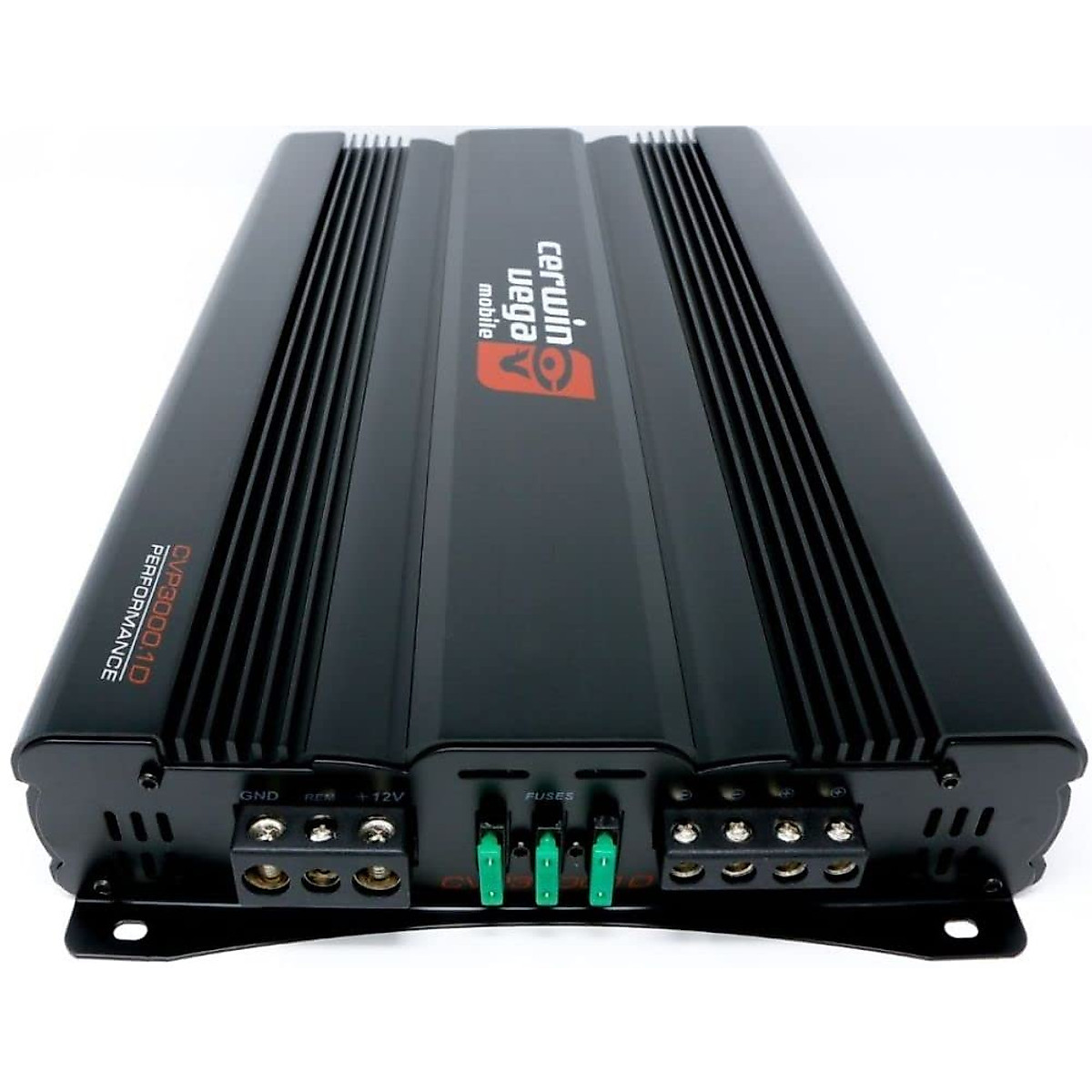 CERWIN-VEGA! CVP 600W RMS 1 Channel Class AB Monoblock Amplifier, High-Power Car Audio Amp with 2-Ohm & 4-Ohm Stability, Enhanced Bass Boost for Superior Car Speakers Performance - CVP3000.1D