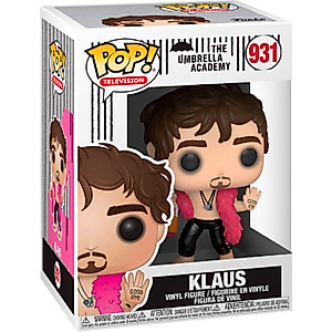 POP Umbrella Academy - Klaus Hargreeves Funko Pop! Vinyl Figure (Bundled with patible Pop Box Protector Case) Multicolored 3.75 inches