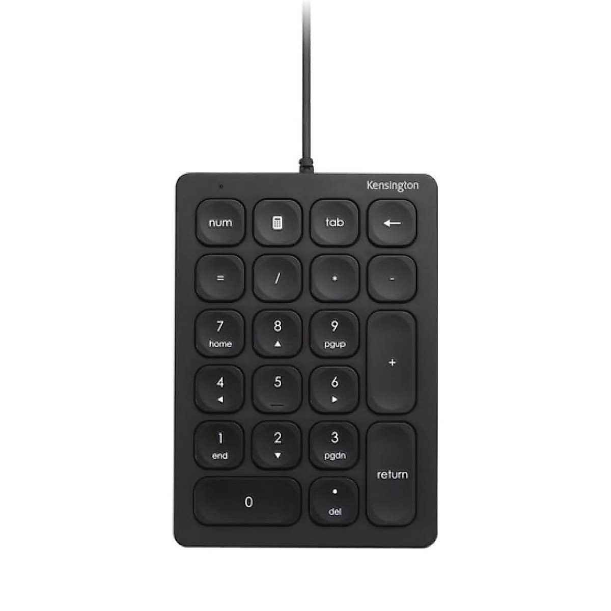 Kensington Wired Numeric Keypad with Plug & Play USB Connection, 21-Key Numpad with 4 Shortcut Keys for PC, Laptops and Other Devices (K79820WW)