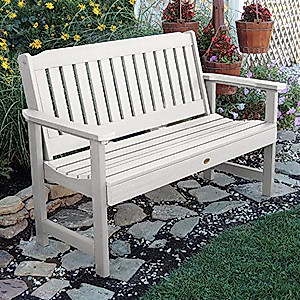 Highwood AD-BENW1-WHE Lehigh Garden Bench, 5 Feet, White