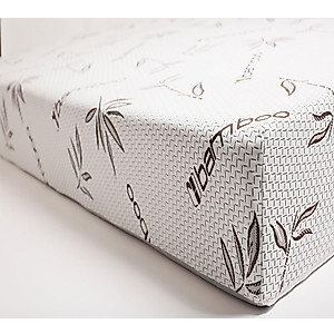 Mytee Products 5.5 Inch Mattress for RV Trailer & Camper 30"x78" - Luxury Foam with Pinstripe Design & Quilted Cover Both Sides - Breathable Trailer Bed Mattress for Truckers