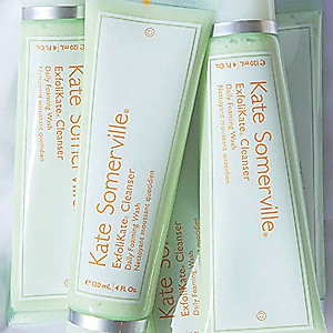 Kate Somerville ExfoliKate Cleanser – Daily Exfoliating Foaming Face Wash – Clinically Formulated Glycolic Acid and Lactic Acid Gentle Facial Scrub, 1.7 Fl Oz
