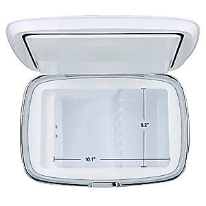 PERSONAL CHILLER Mini Skincare Fridge 6 Liter, Portable Cosmetic Fridge, Low Noise Small Refrigerator for Beauty Products, Beverage, Home, Bedroom, Dorm, Office