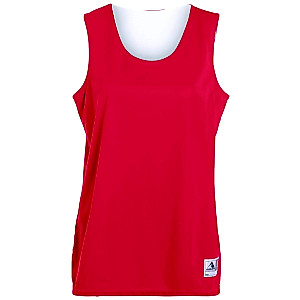 Augusta Sportswear womens Augusta Ladies Reversible Wicking Tank Sleeveless, Red/White, Large US