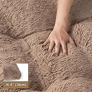 Dog Bed for Crate Dog Beds for Large Dogs Friday Black Deals Today Dog Mat for Crate with Anti-Slip Bottom Anti-Anxiety Warming Comfy Dog Bed Calming Dog Beds(40 in)