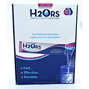 H2ORS Electrolyte Drink Powder: Berry (24 Pack)