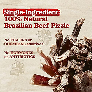 Natural Farm Pizzle Bully Sticks (10 Inch, 12 Pack), Pixie Chew, Extra-Thin Pet Treats - Grain-Free, High Protein, Best Rawhide Alternative for Small, Puppies or Senior Dogs