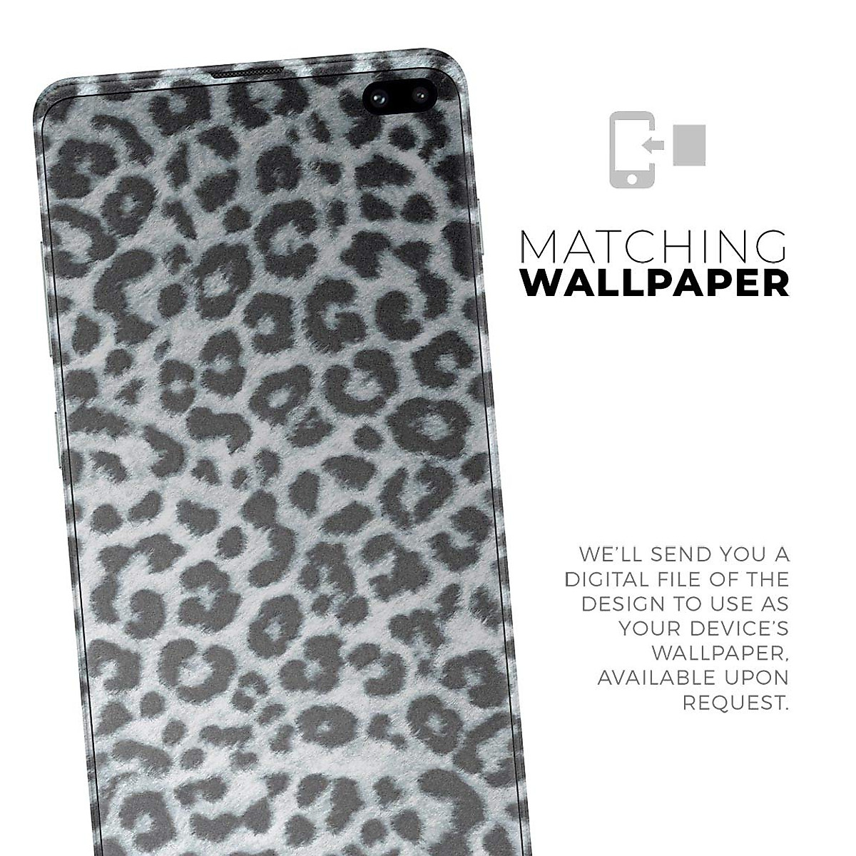 DesignSkinz Real Leopard Animal Print Protective Vinyl Decal Wrap Skin Cover Compatible with The Samsung Galaxy S20 (Screen Trim & Back Glass Skin)