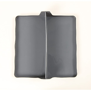 NuWave Silicone Baking Kit with 8x8-inch Baking Pan, Removable Divider Insert & Reusable Cupcake Liners,Gray/Red