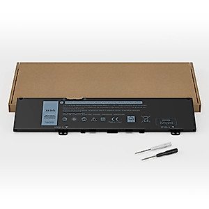 WELLBOB F62G0 Battery for Dell Inspiron 7373 Inspiron 13 7000 Battery 2 in 1 Fit for Inspiron 13 7373 7386 7370 7380 5370 Vostro 13 5370 P83G P87G - [ROJC3 F62G0 39DY5 Battery 38Wh with Warranty]