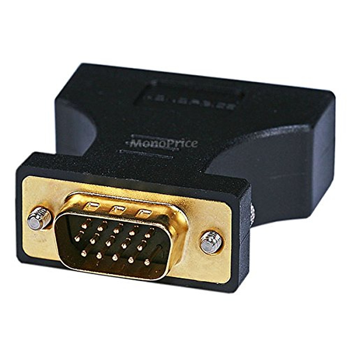 Monoprice 102397 HD15 (VGA) Male to DVI-A Female Adapter,Gold Plated (102397)