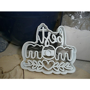 BEST MOM WITH HEART MOTHERS DAY CELEBRATION LOVE COOKIE CUTTER MADE IN USA PR3475