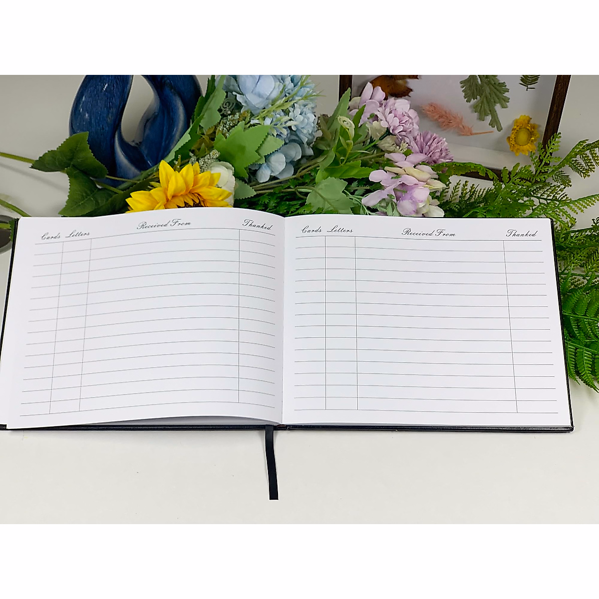 RAXIFU Funeral Guest Book, 8”x10” Memory Book for Funeral, 126 Pages Guest Book for Memorial Service, Celebration of Life Guest Book
