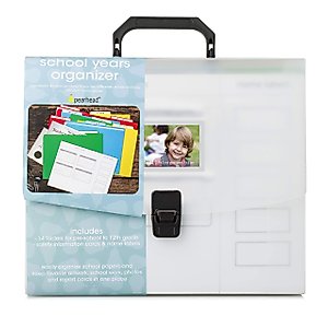 Pearhead School Years Organizer, Children’s School Highlights and Accomplishments Binder for Parents, File Keeper for Kids, School Memories Keepsake, Plastic, One Size