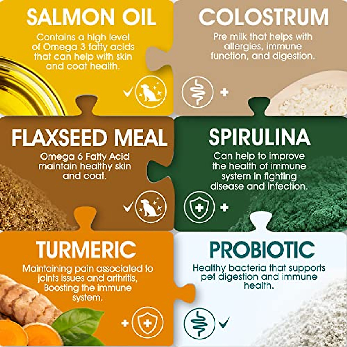 YUMA'S Dog Allergy Chews - Itch Relief for Dogs - Dog Allergy Relief - Anti Itch for Dogs - Dog Itchy Skin - Dog Allergy Support - Hot Spots Supplement - 90 Treats