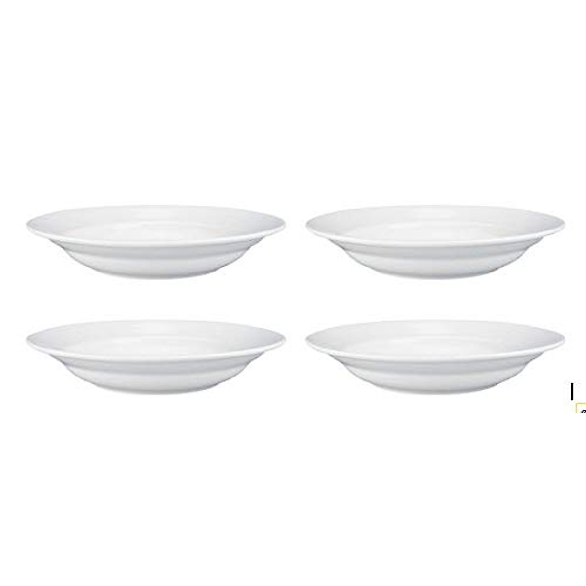 BIA Cordon Bleu 901601S4SIOC Serveware Rim Soup Bowl, One Size, White