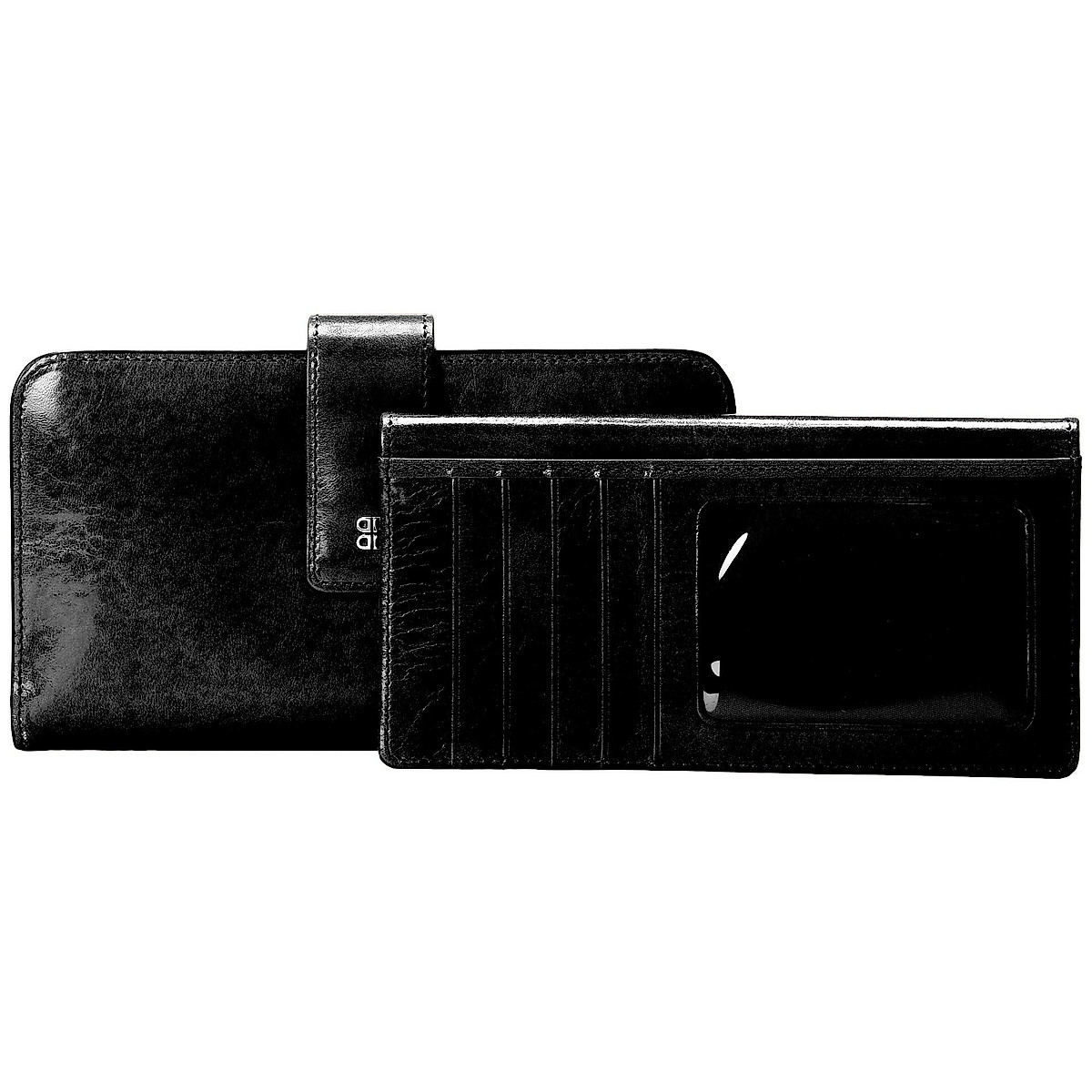 Bosca Old Leather Checkbook Clutch Checkbook Wallet