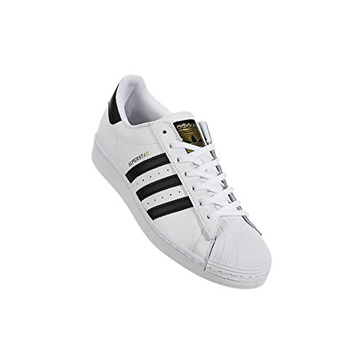 adidas Originals mens Superstar Sneaker, White/Black/White, 12 US