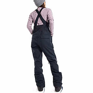 Burton Women's Avalon 2L Stretch Bib Pants (Short), True Black, M