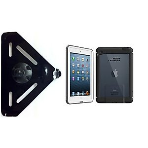 SlipGrip RAM 1" Ball Mount for Apple iPad Mini Tablet Using Lifeproof Cases Using Lifeproof Case