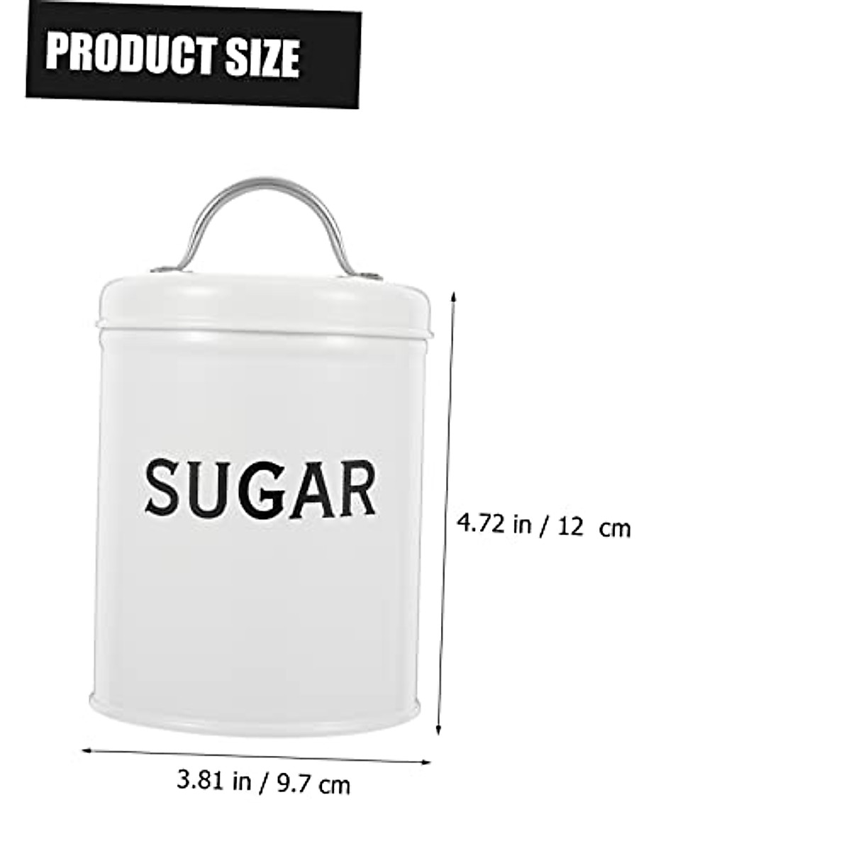 NOLITOY food storage jar loose tea jar tea flour canister candy jar with lid food containers with lids containers for food Candy Holder Decorative Tea Holder Metal Tea Holder crisper