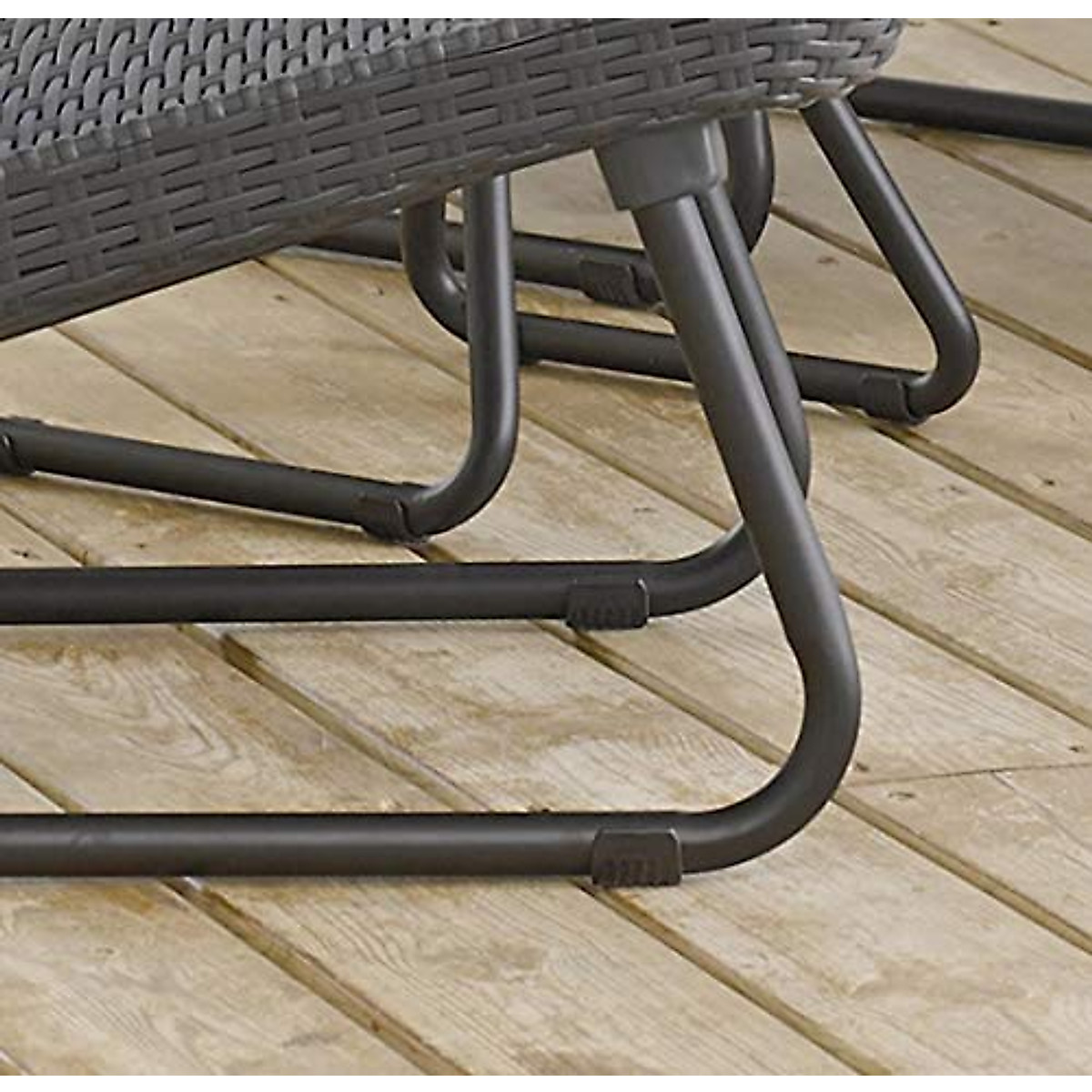 Keter 17197637 Rio 2 Seater Rattan Outdoor Patio Garden Furniture Set, Graphite