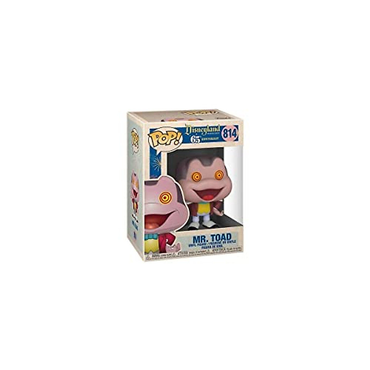 Funko Pop! Disney: Disney 65th - Mr. Toad with Spinning Eyes, 3.75 inches